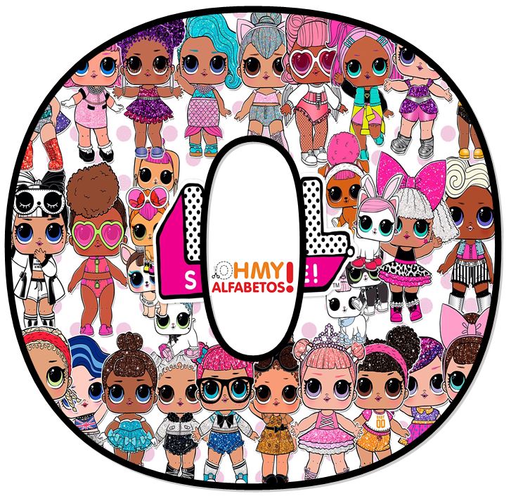 Abecedario LOL Surprise. Nice LOL Surprise Alphabet. - Oh my Alfabetos!