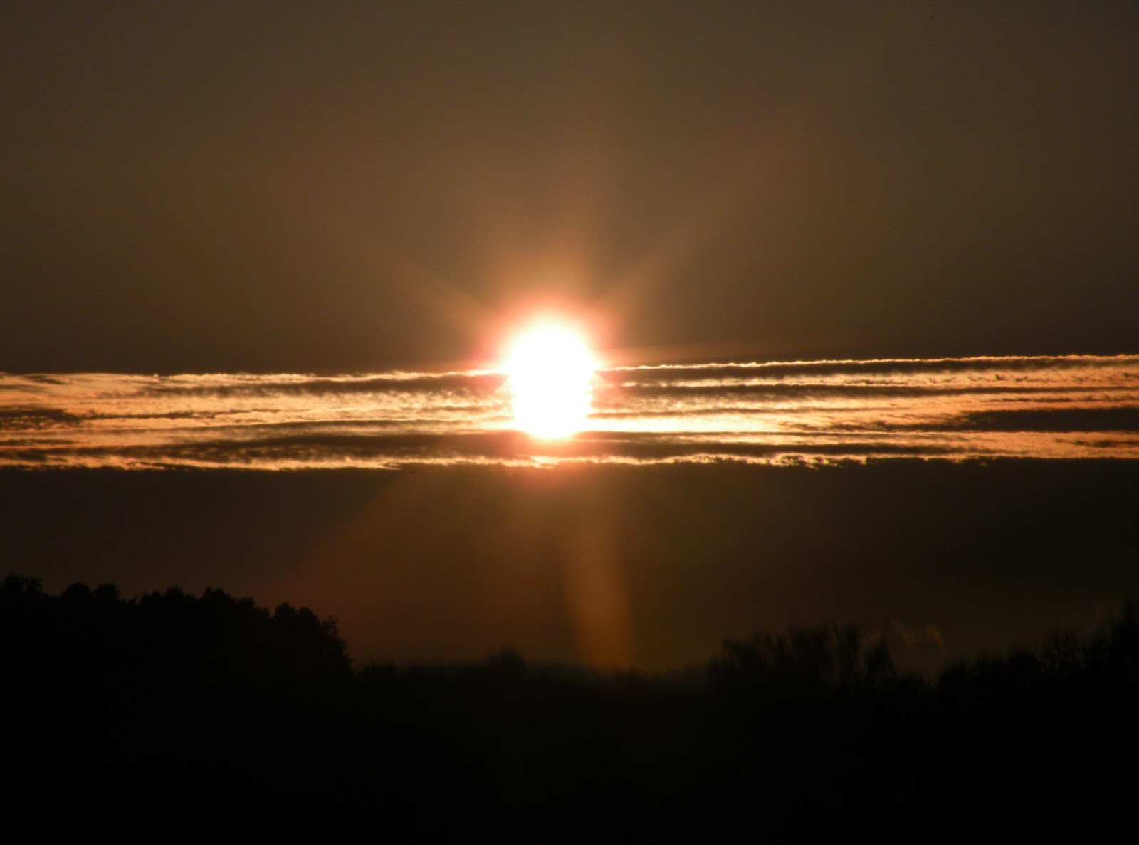 Let Your Light Shine: Sunday Sunset-Straight Lines