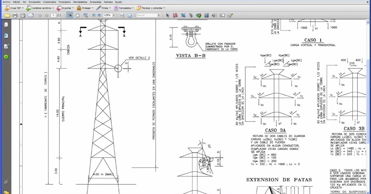 Diseño de Torre de Transmisión Eléctrica - Videoturorial | APORTE A LA INGENIERÍA CIVIL ...