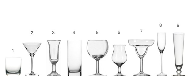 Mesa y Bar: Clases de copas