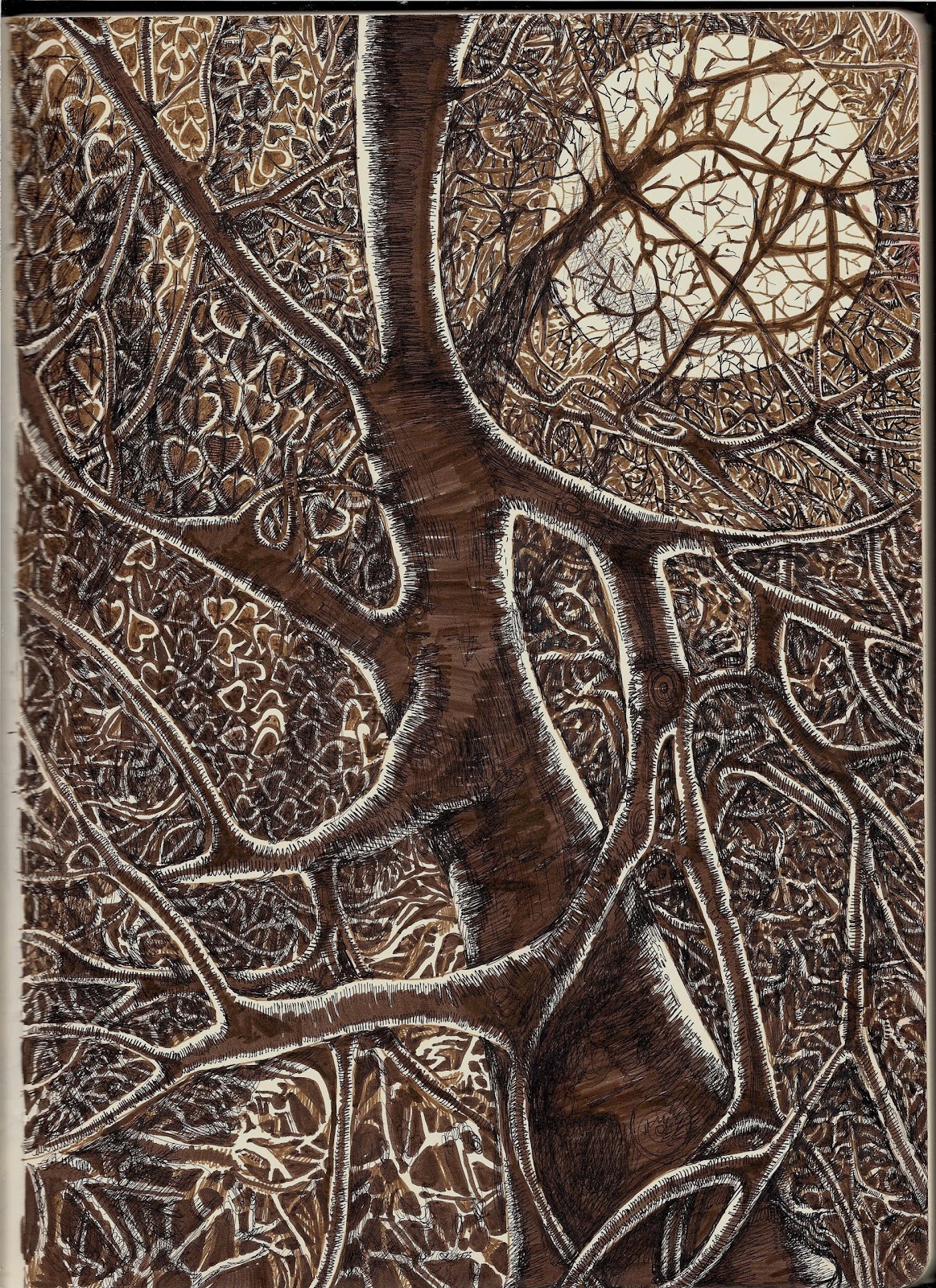 Tree, Dancing with Shadows | Life Imitates Doodles