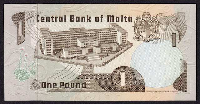 Malta 1 Maltese Lira banknote 1979|World Banknotes & Coins Pictures ...