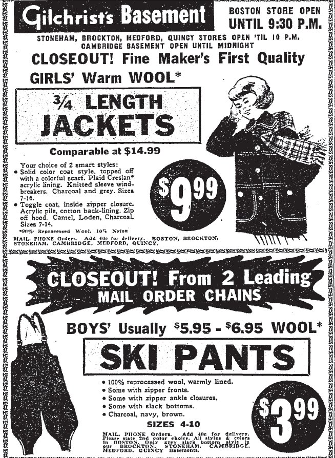 Shopping Days In Retro Boston: A Taste of Gilchrist’s Department Store ...