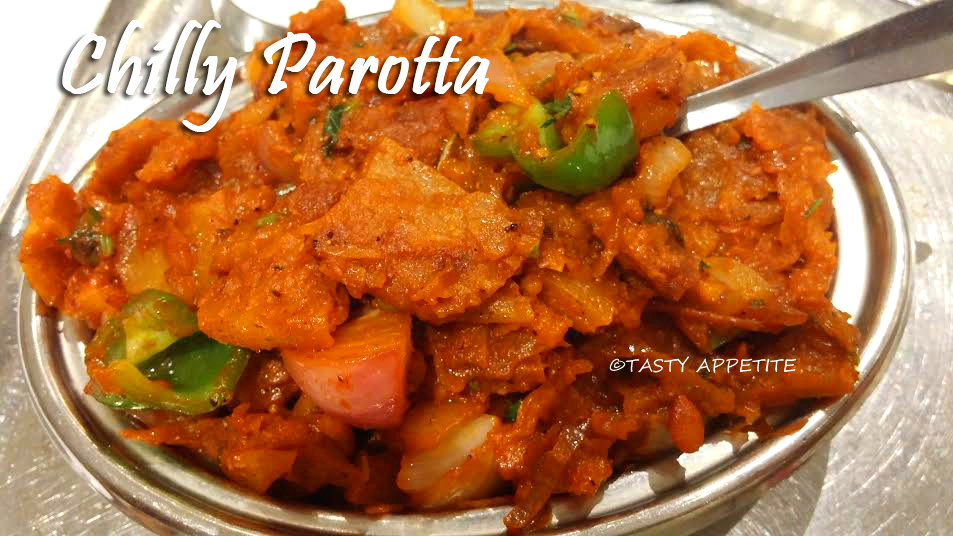 Chilly Parotta / Kothu Parotta / Restaurant Style Chilly Parotta Recipe