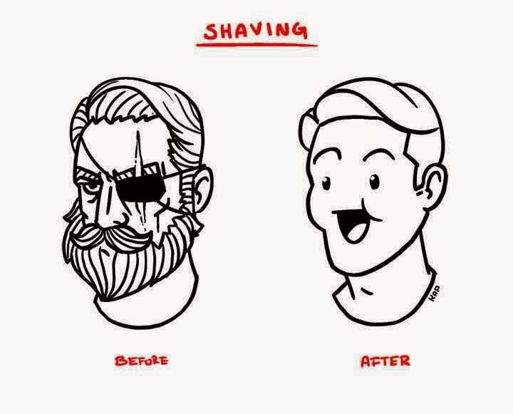 Meme: Tirinhas "Fazendo a barba" - Blog Sequelanet