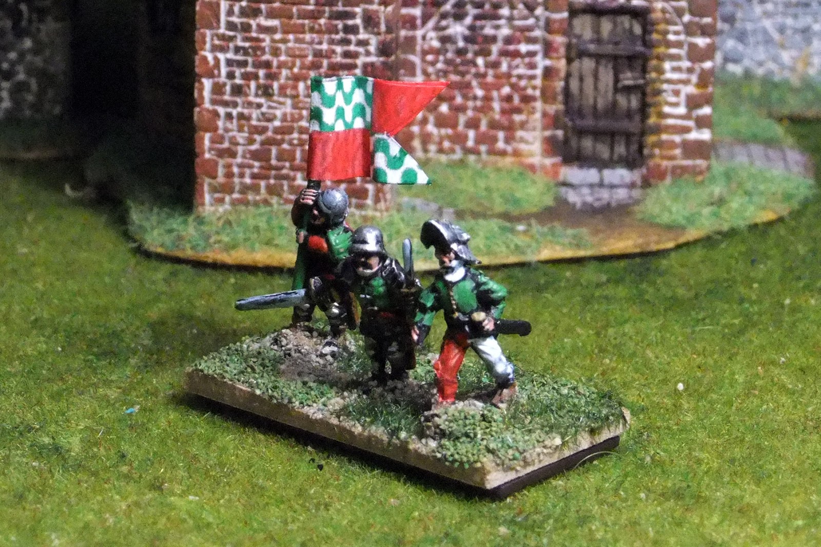Gruppi Comando Condotta - 15mm medieval infantry command