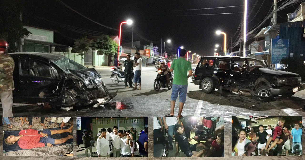 √ ឥទ្ធិពលគ្រឿងស្រវឹង! Pirus ព្រលះរថយន្ត Land Cruiser បត់ឆ្លងផ្លូវ ...