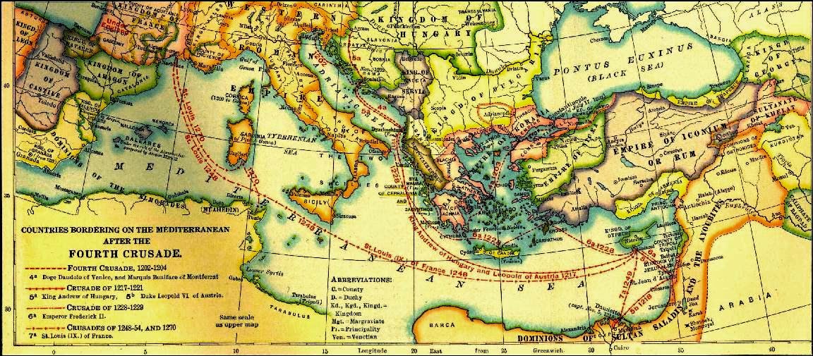 ΙΣΤΟΡΙΑ ΕΛΛΗΝΙΚΗ ΚΑΙ ΠΑΓΚΟΣΜΙΑ : ΣΤΑΥΡΟΦΟΡΙΕΣ : Δ' ΣΤΑΥΡΟΦΟΡΙΑ (1201 ...