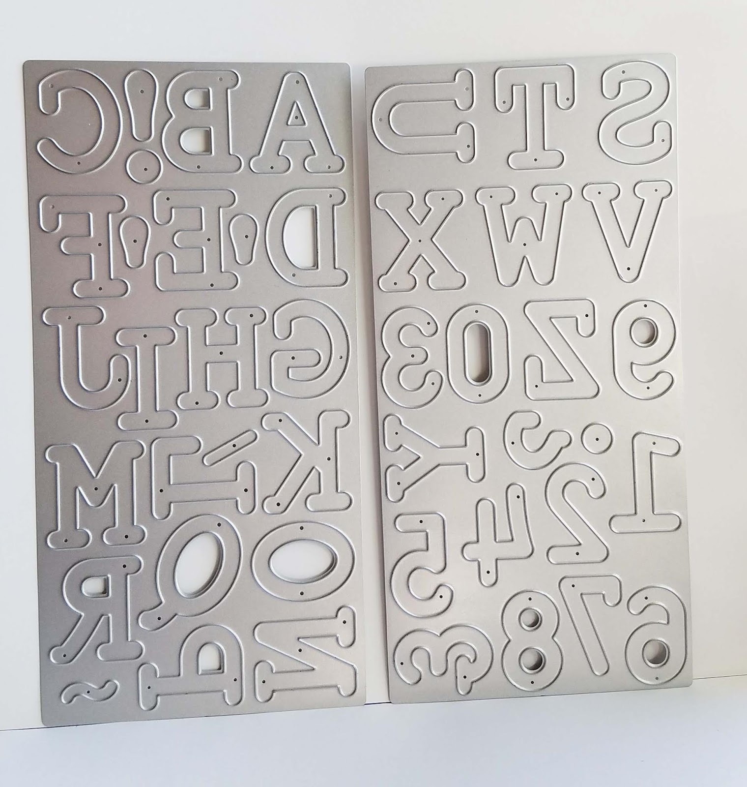 Coffee Pot Stamping Cafe: Typrewriter Font Alphabet Dies