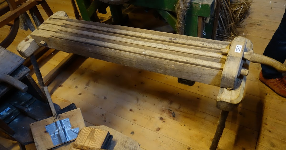 akjbawa: Flachs(Leinen)- oder Hanfbreche - flax or hemp brake - broie