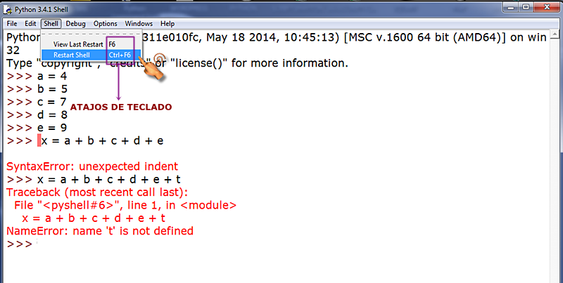 APRENDER A PROGRAMAR CON PYTHON: T3. IDLE DE PYTHON 3