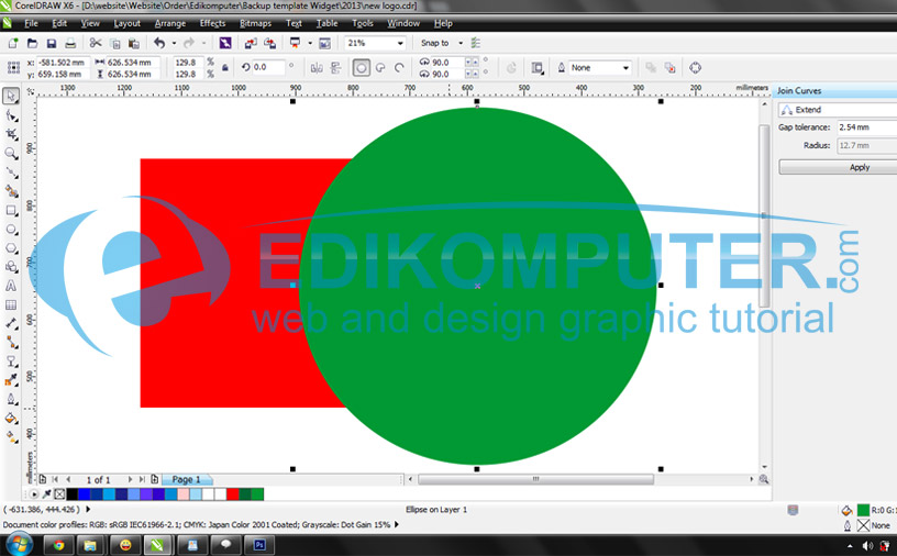 Cara Membuat Warna Transparan Pada Coreldraw | Ide Perpaduan Warna