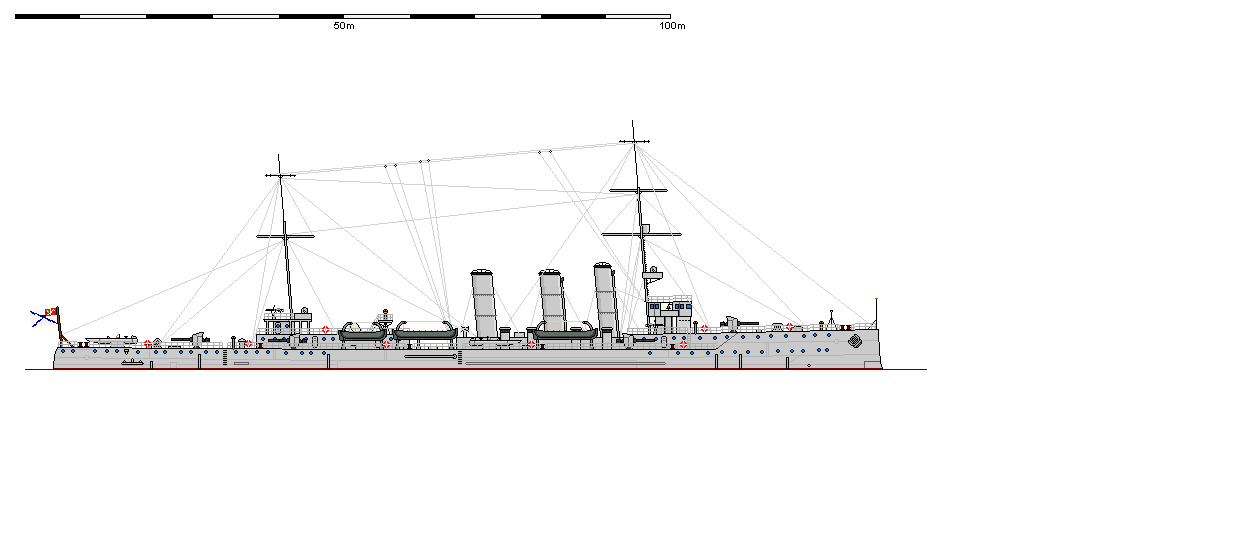 springsharp: Mały krążownik - lider flotylli niszczycieli