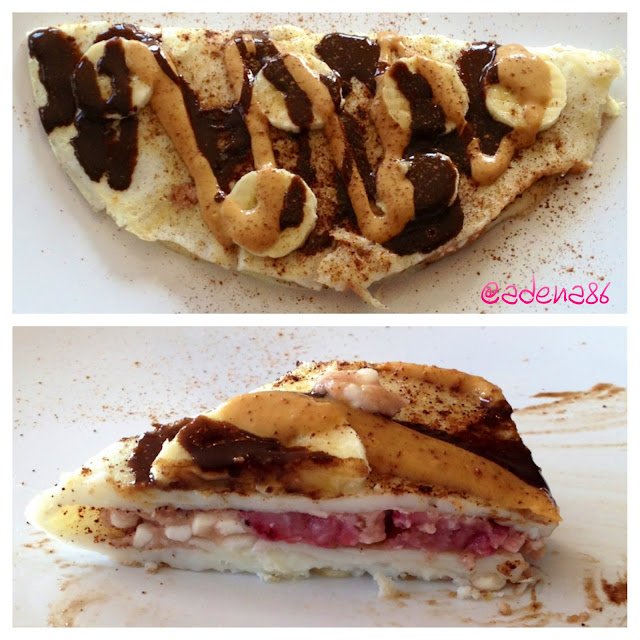 Pretty Little Feast: Banana Split Sweet Omelet