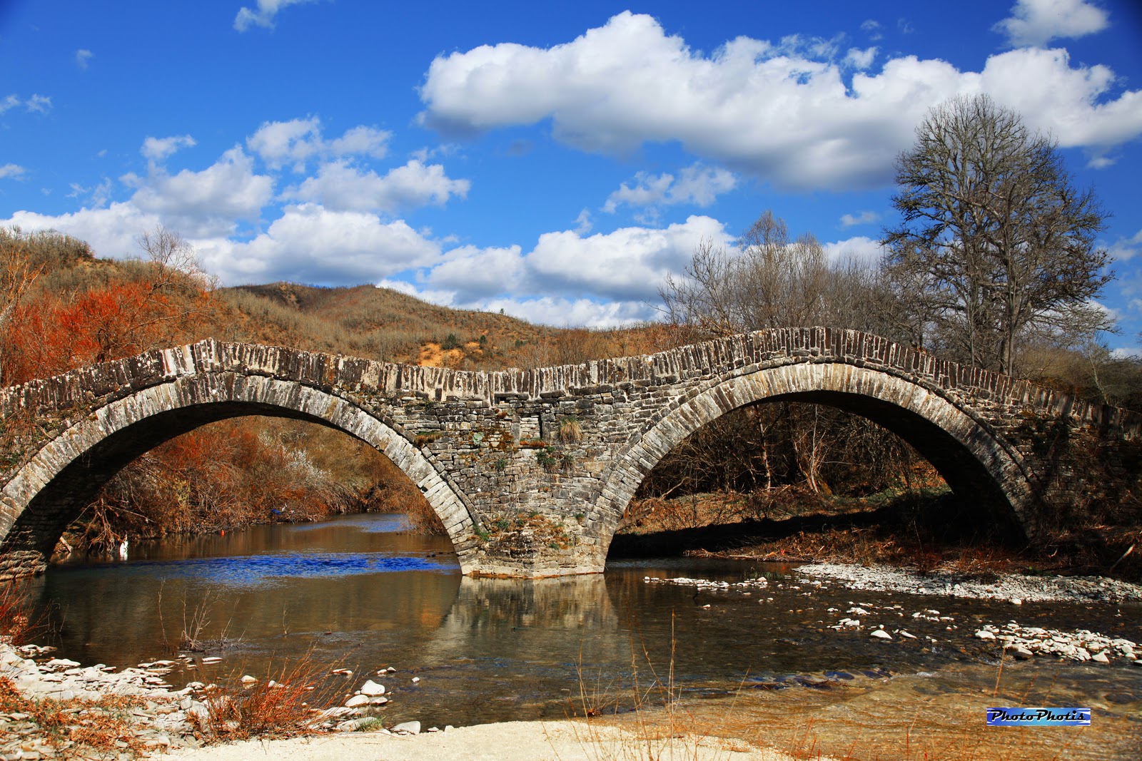 Photos and videos of Greece Φωτογραφίες Ελλάδας: * Πέτρινα γεφύρια της ...