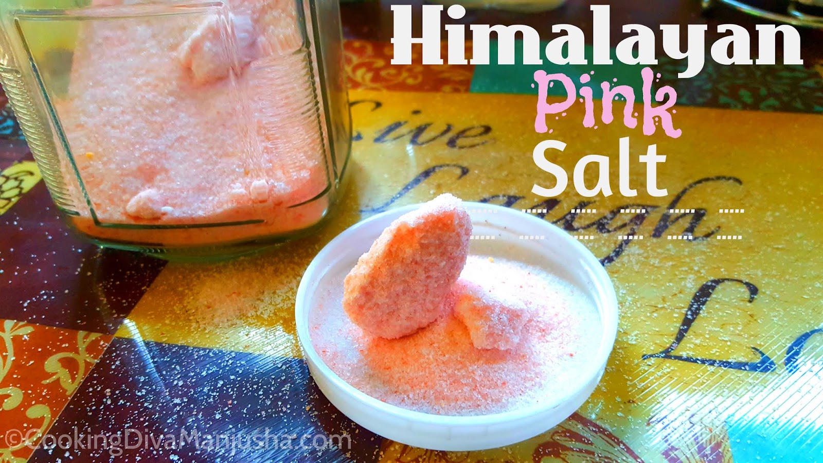 Himalayan Pink salt - the healthy salt for making homemade foods for baby