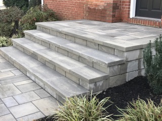 Custom Stoneworks & Design Inc.: Paver Walkway/Steps installed ...