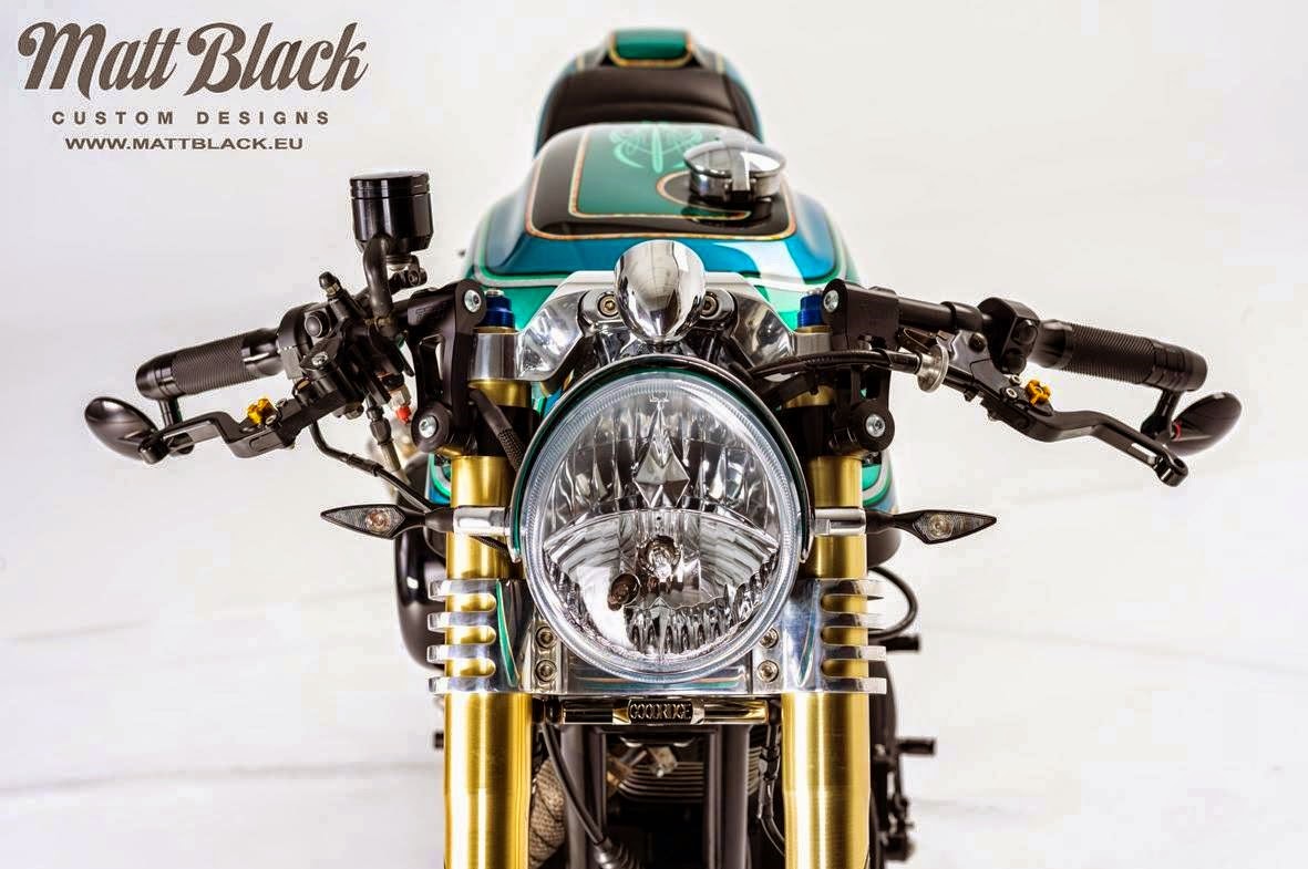Cafe Racer Special: H-D Sportster Cafe Racer Matt Black Custom Designs