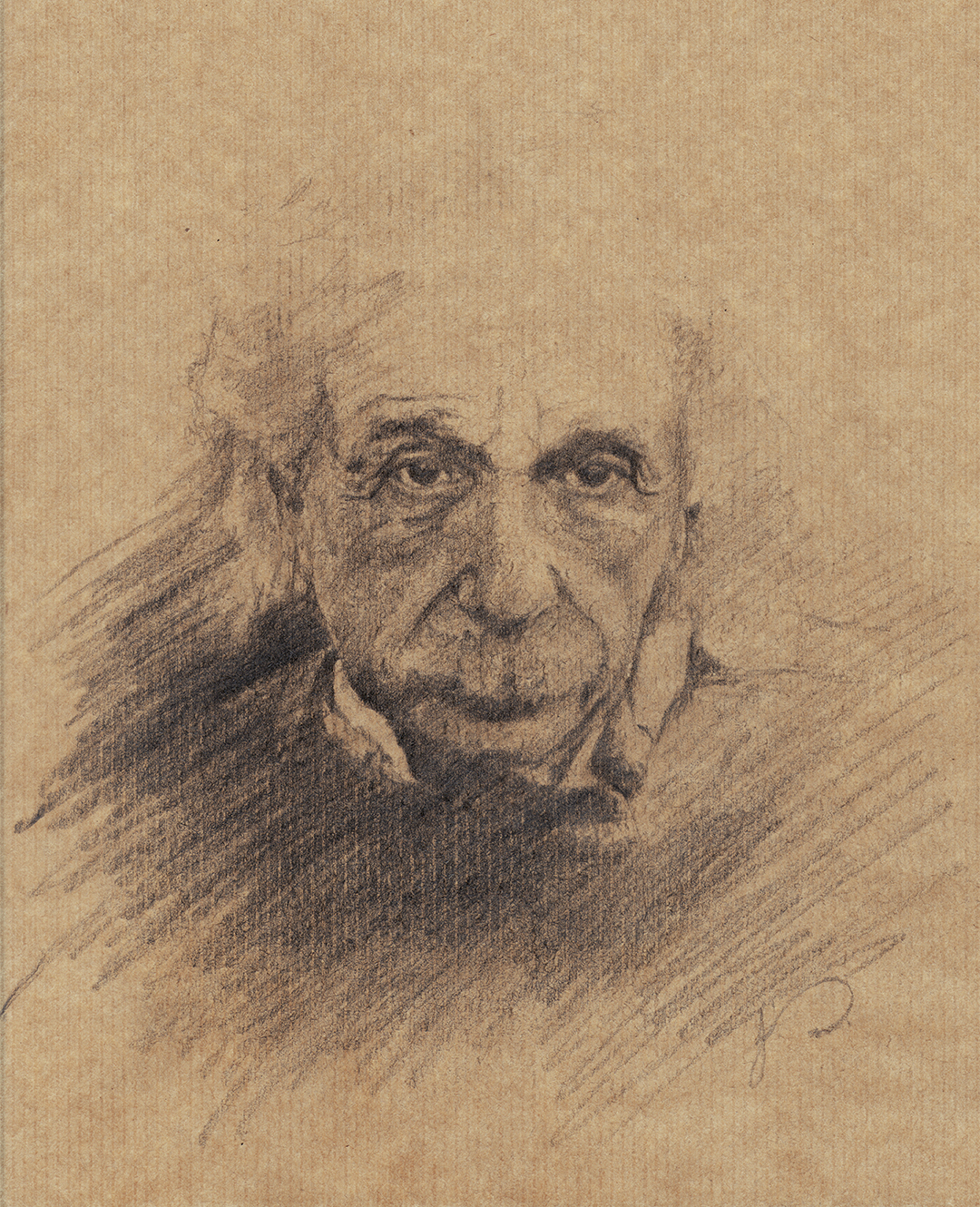 Albert Einstein Portrait Sketch