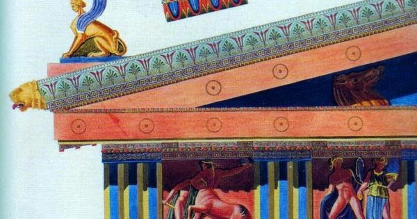 ANTINOUS THE GAY GOD: PARTHENON SCULPTURES WERE ABLAZE WITH VIVID ...