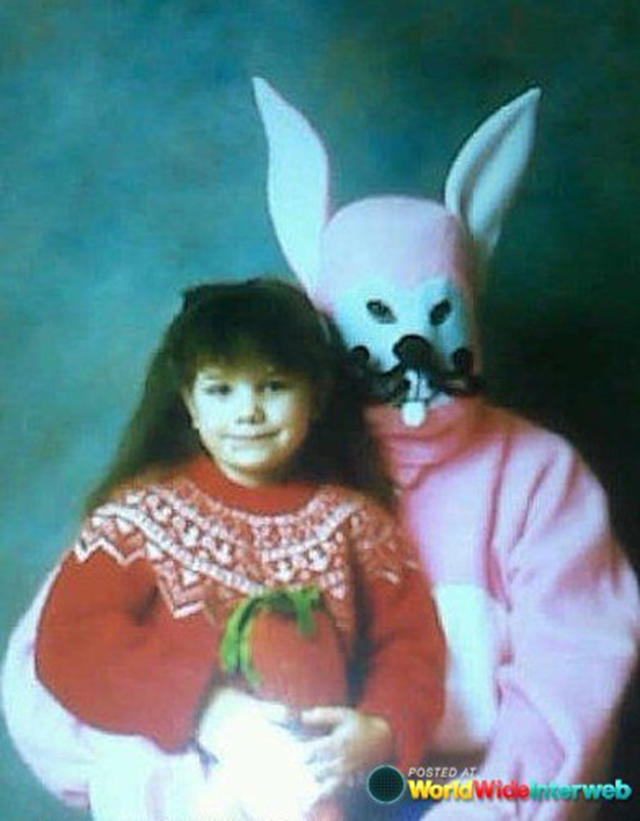 These Creepy and Disturbing Vintage Easter Bunny Photos That Will Make ...