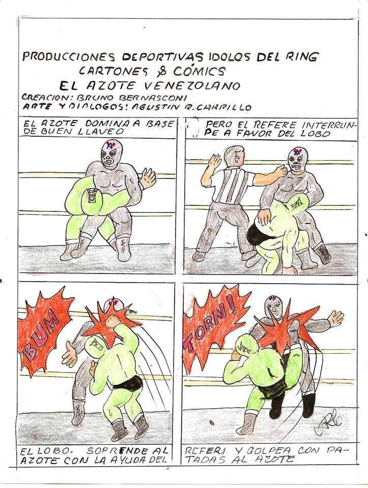 Elazotevenezolanoelblog: Comic El Azote Venezolano Vs. El Lobo Panameño