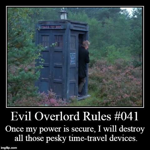 Scott M. Baker: Evil Overlord Rules, Part 3