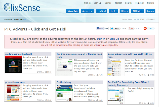 Clixsense: ClixSense : Beginners Guide