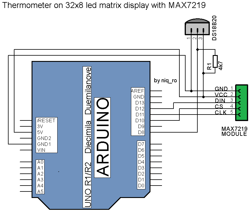 GitHub - tehniq3/LedControl_MAX7219: base info> http://tronixstuff.com ...