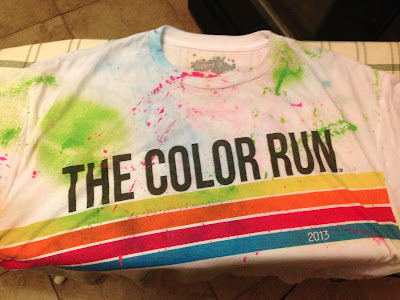 DIY Sunday: Color Run Shirt Preservation / Color Save | The Dabbling ...