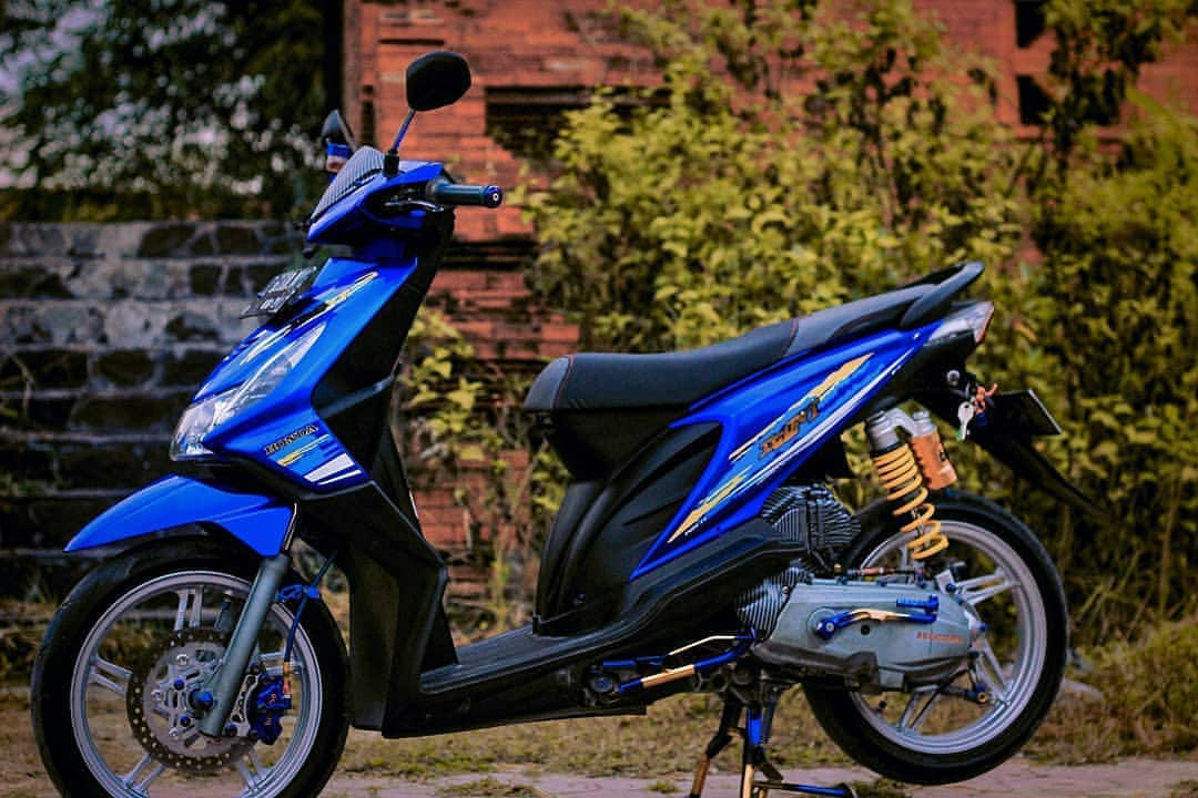80 Foto Modifikasi Motor Beat Karbu Simple & Extream