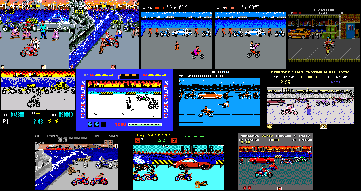 FRGCB - Finnish Retro Game Comparison Blog: Renegade (Technos Japan ...
