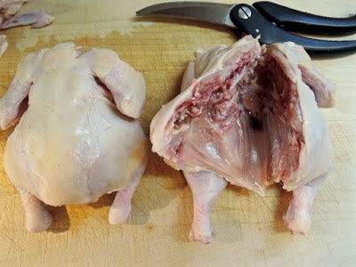 The Briny Lemon: Char-Grilled Game Hens with Mustard-Molasses Marinade