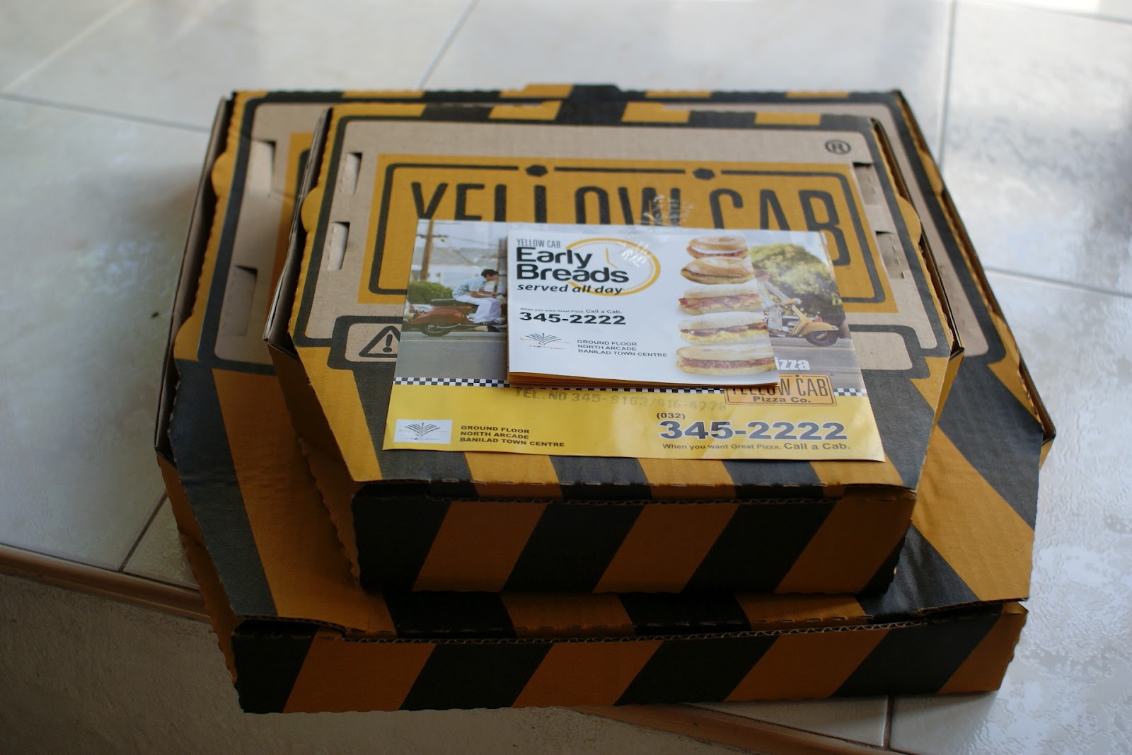 Yellow Cab Pizza delivery