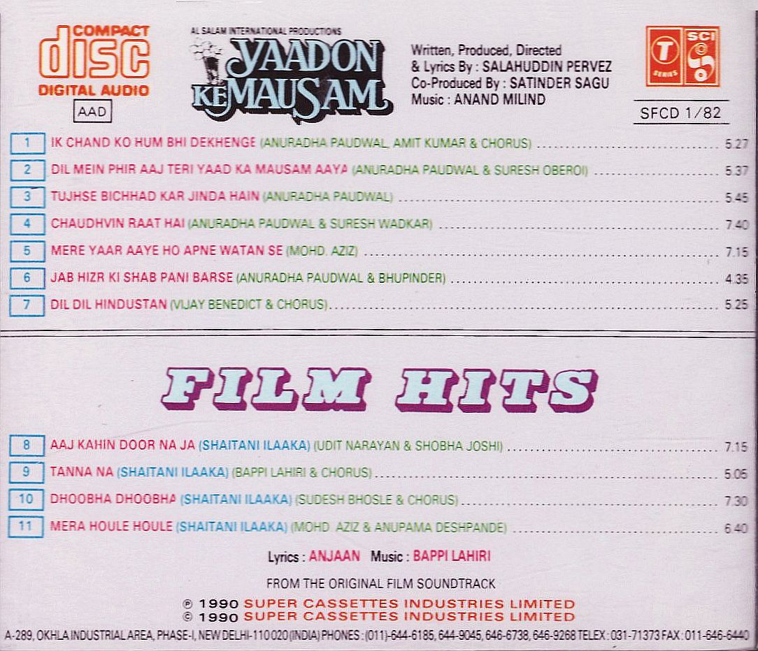 Bollywood Music A To Z Cds. visit to download http ...
