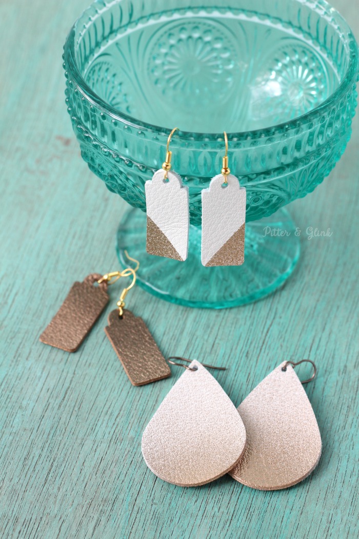 PitterAndGlink: Easy-to-Make DIY Leather Earrings