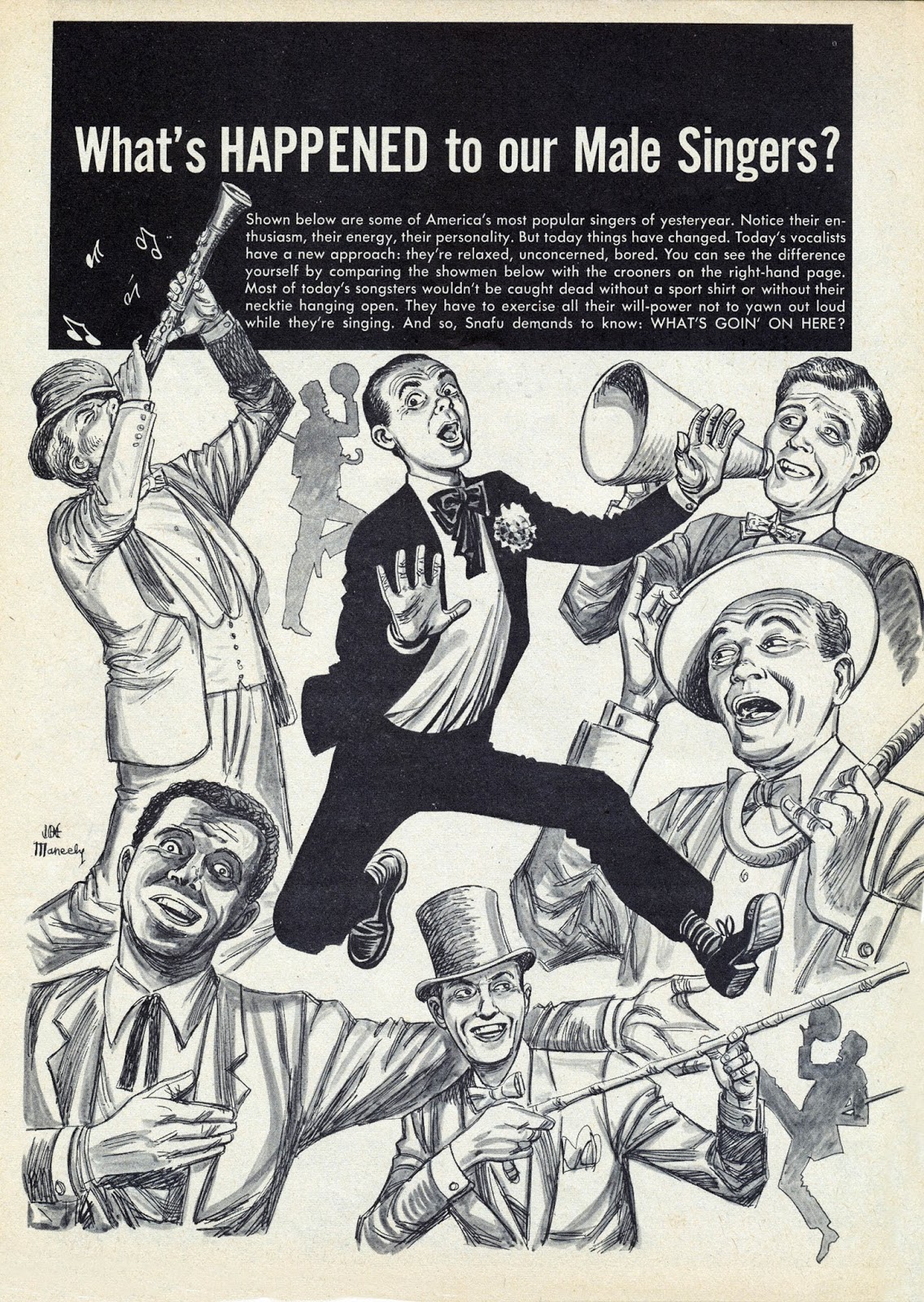 Last of the Spinner Rack Junkies: Snafu #2 1955 by Joe Maneely and John ...