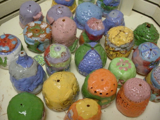 Mrs. Knight's Smartest Artists: Clay rattles