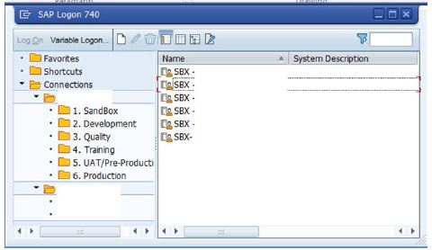 NAVIGATION IN SAP GUI