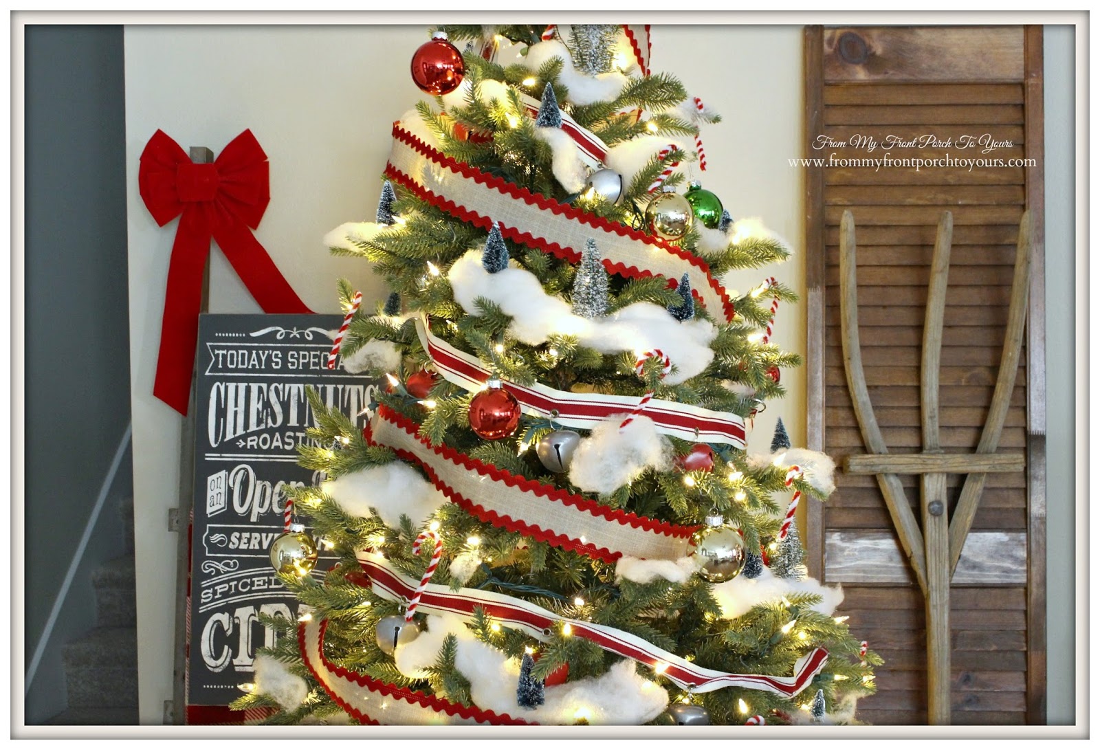 From My Front Porch To Yours: Farmhouse Christmas Tree 2016- The Candy ...