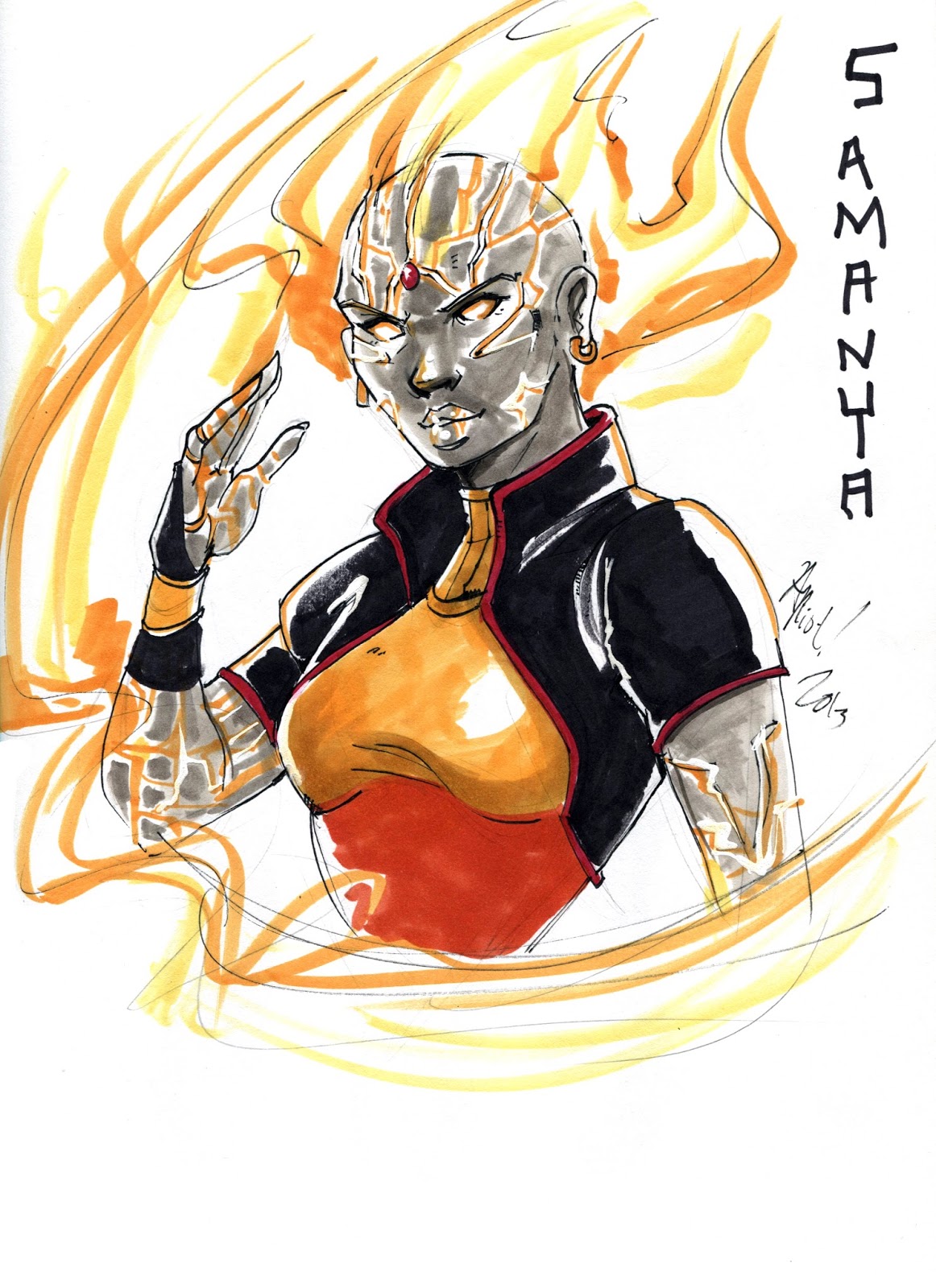 Drumfish Productions: SAMANYA BY ASHLEY RIOT