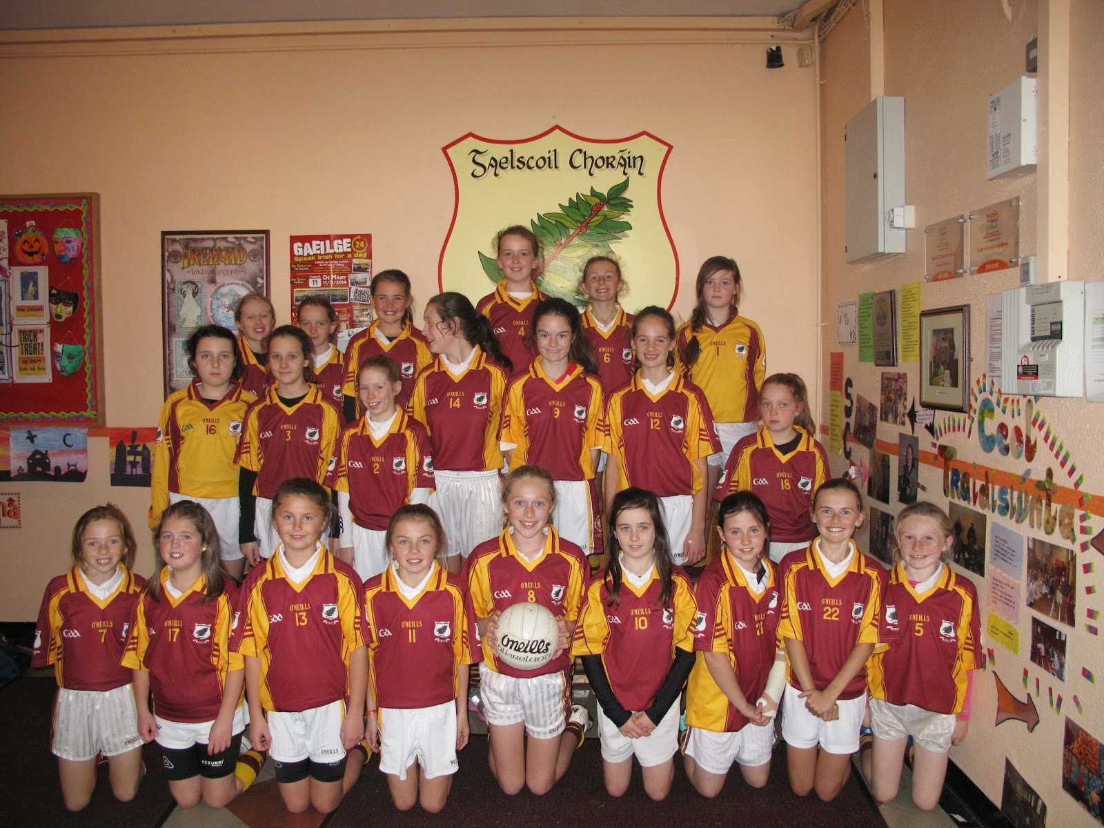 Gaelscoil Choráin - Nuacht: Foireann Peile Gaelscoil Choráin - Craobh Sciath na Scol 2014