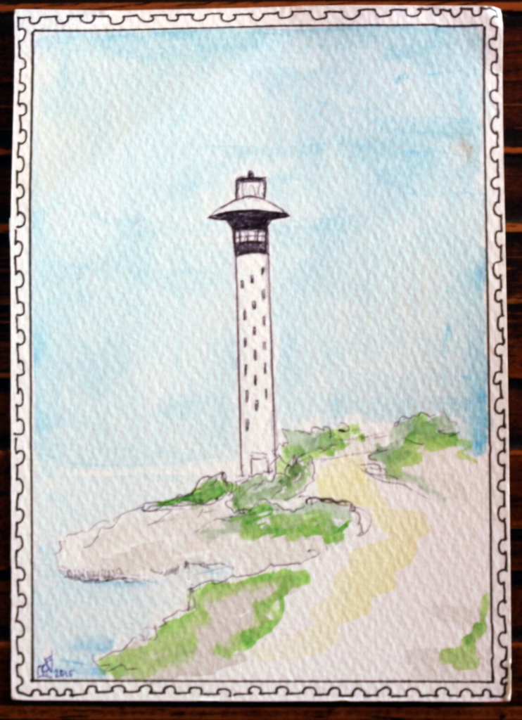 Mail Adventures: Received Lighthouses on Postcards