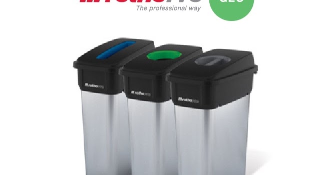 Klenco Indonesia - RothoPro Geo "Waste Separation Metallic Bins 60L and ...