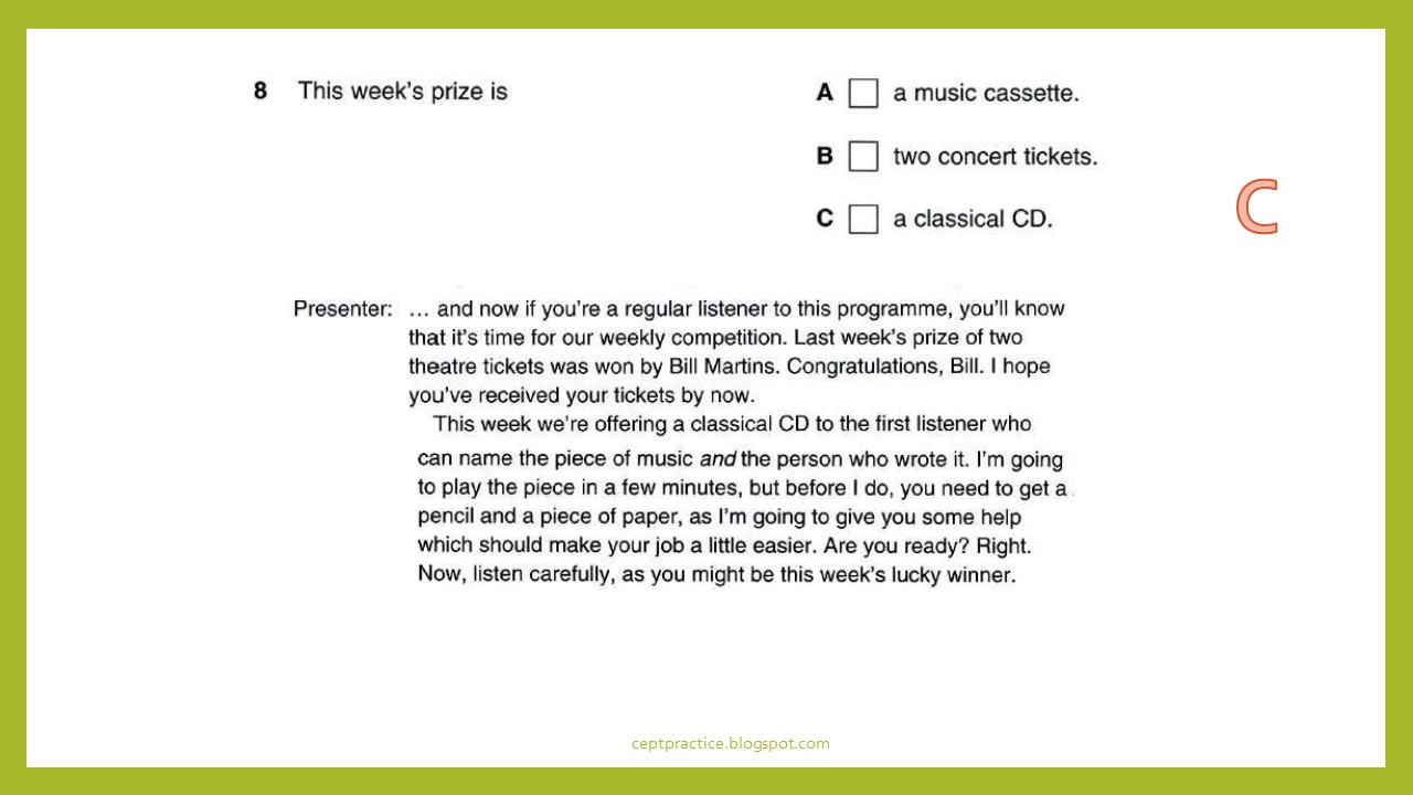 CEPT Practice: CEPT TEST 5