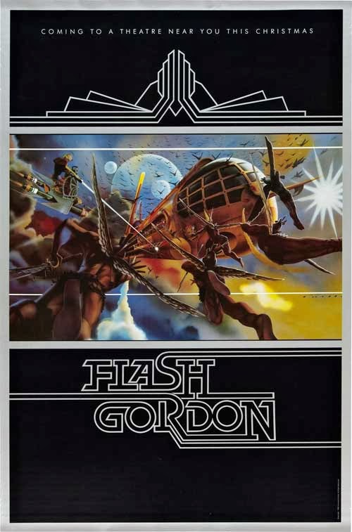 space1970: FLASH GORDON (1980) Hawkmen Teaser Art