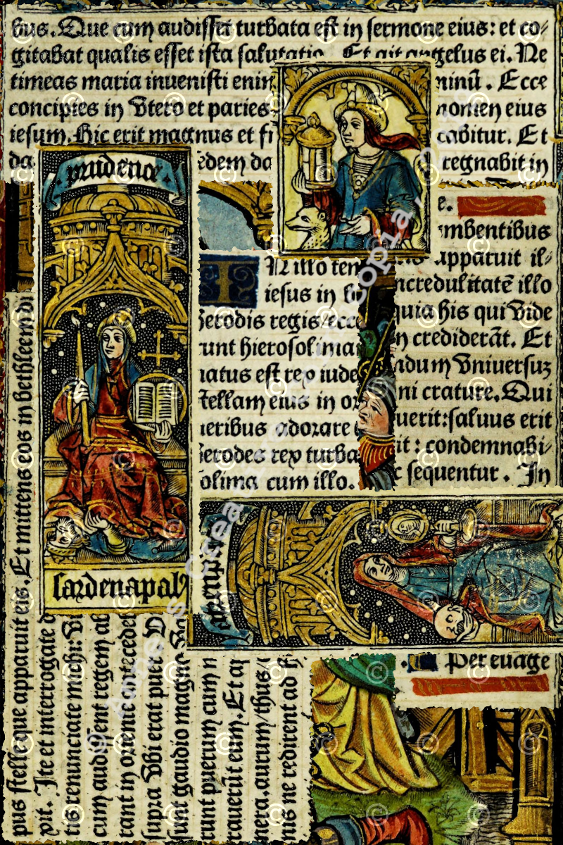 Anne's Creative Cornucopia: "Medieval Story People 11" - Postcard