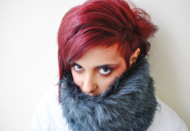 Faux fur neck warmer - //THE WARDROBE PROJECT//