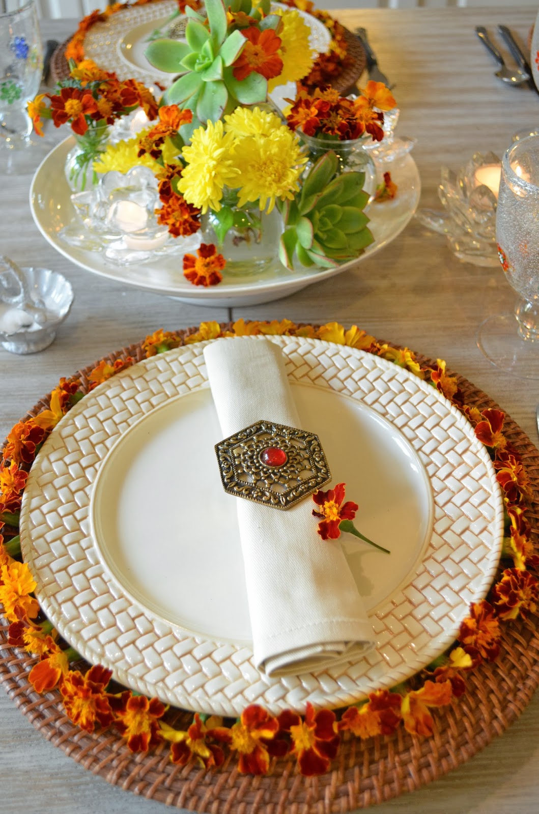 Entertaining From an Ethnic Indian Kitchen: Deepawali Table