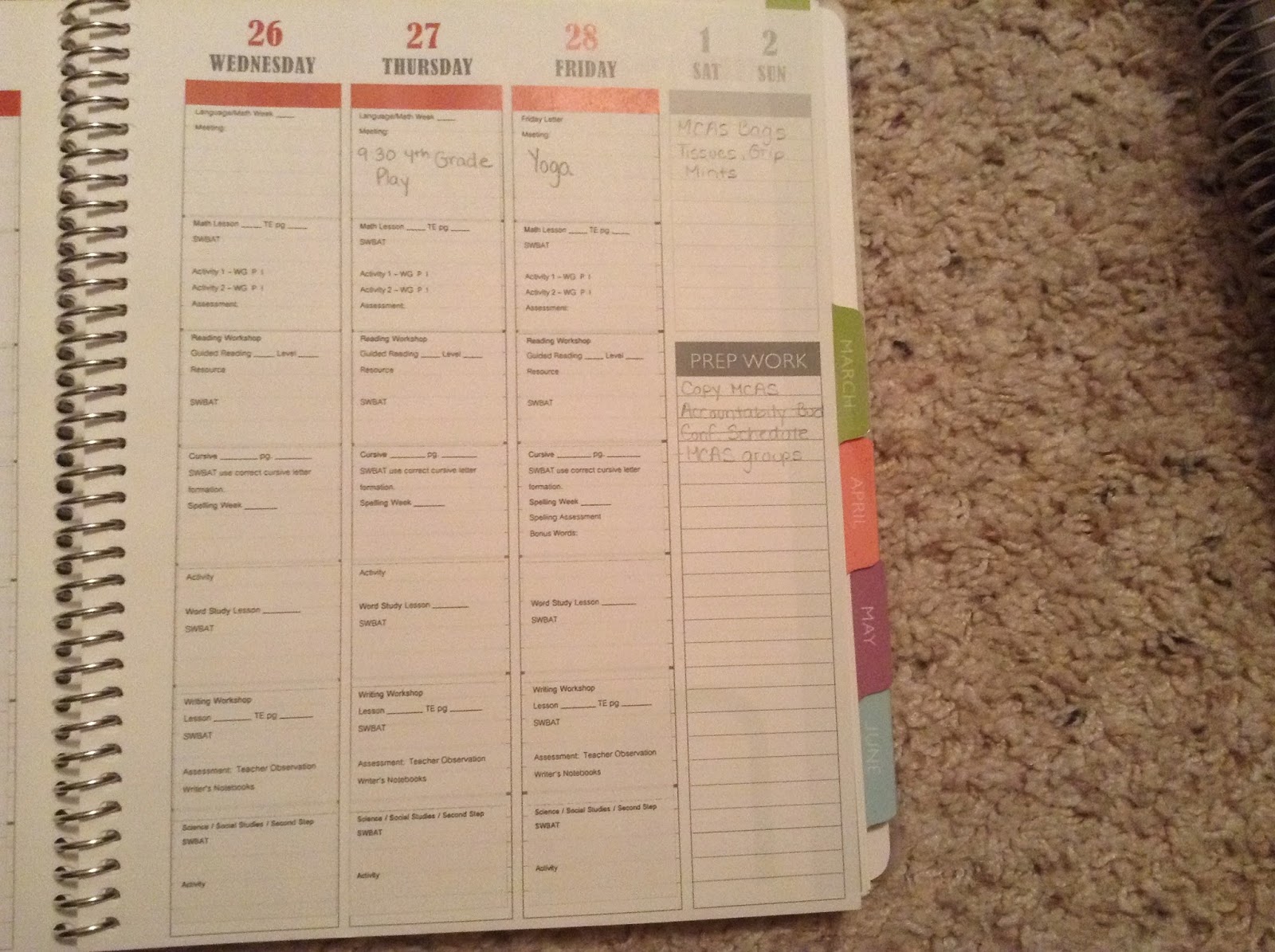 Hooting About Learning : Personalized Teacher Planners - Erin Condren ...
